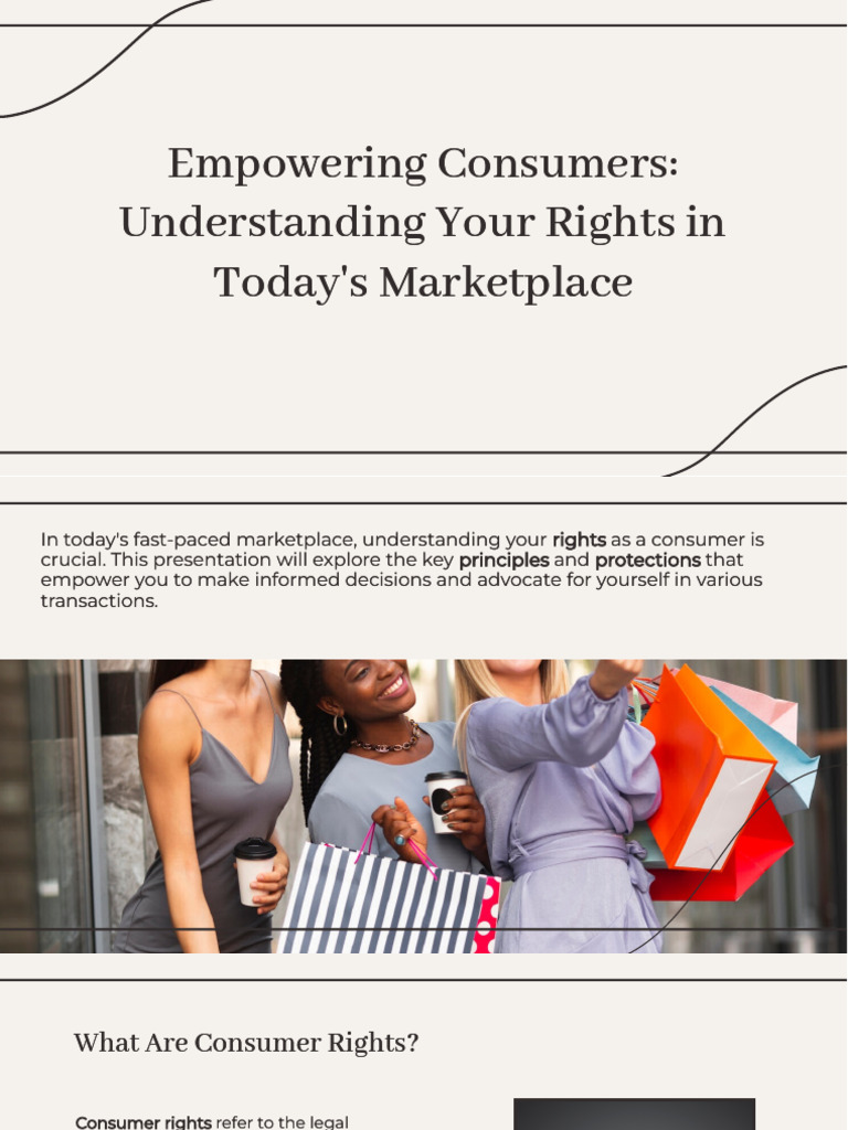 Slidesgo Empowering Consumers Understanding Mmmmmmmmmmyour Rights in ...