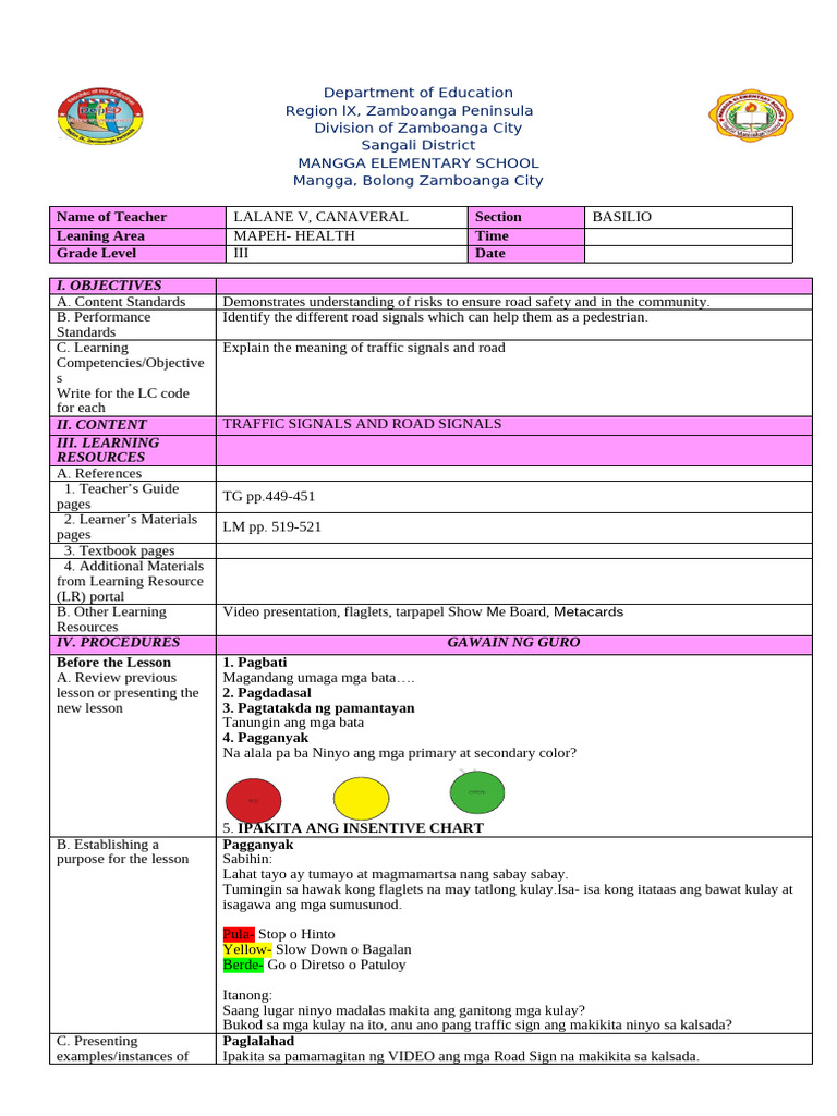 Grade 3 Cot Mapeh q4 | PDF | Liberal Arts Education | Pedagogy