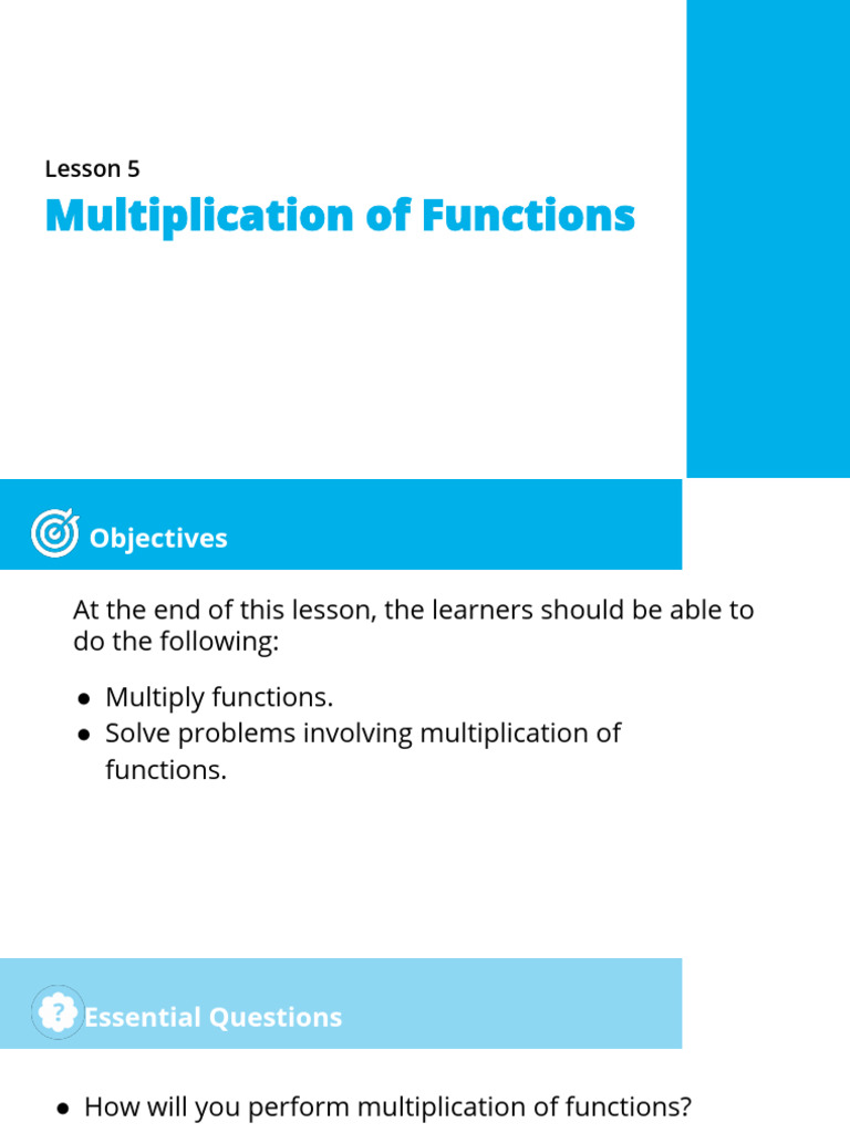 General Mathematics Lesson 5 | PDF