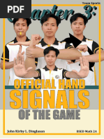 Netball Officiating Signals | PDF | Hand | Arm