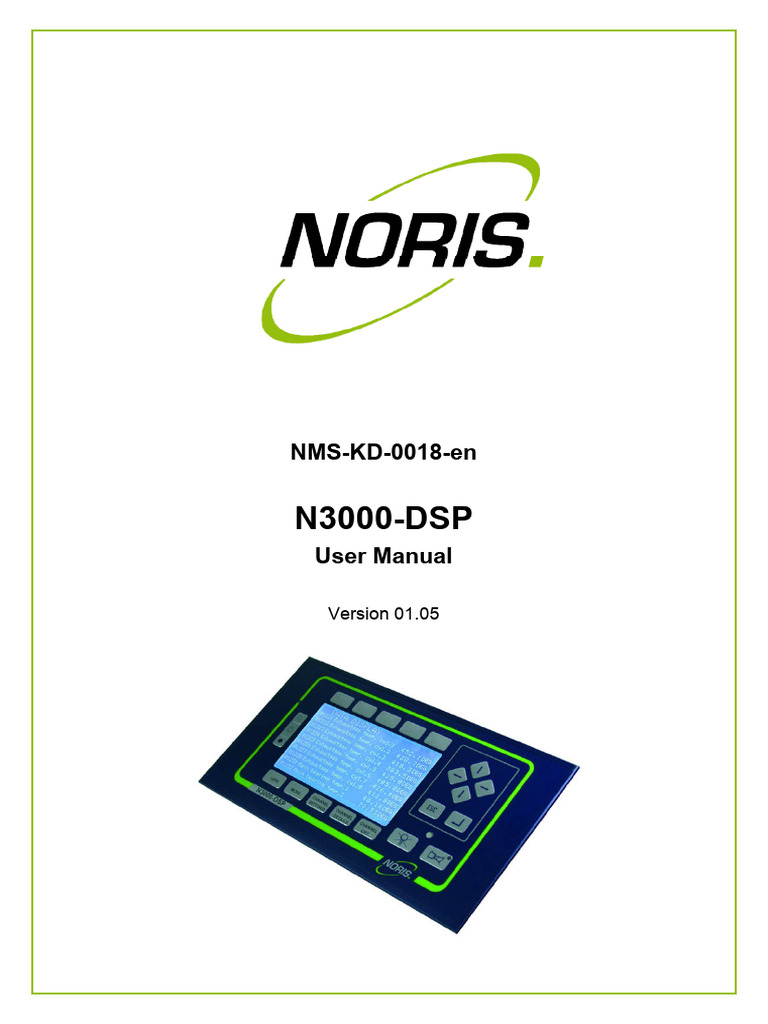 NMS-KD-0018-en - V1.05 - N3000-DSP User Manual | PDF | Bit | Business