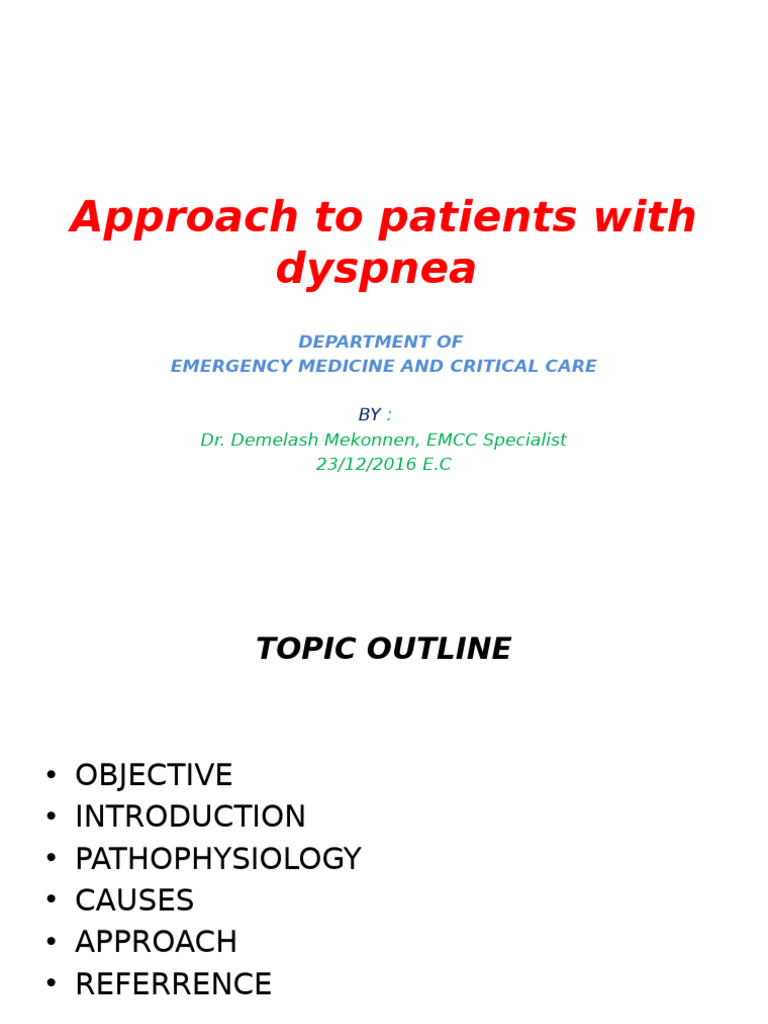 DYSPNEA | PDF