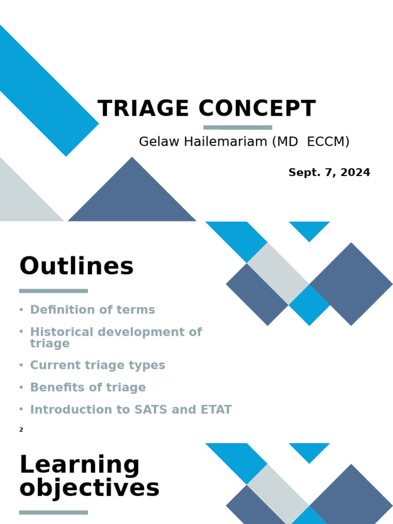 Triage Concept CII | PDF