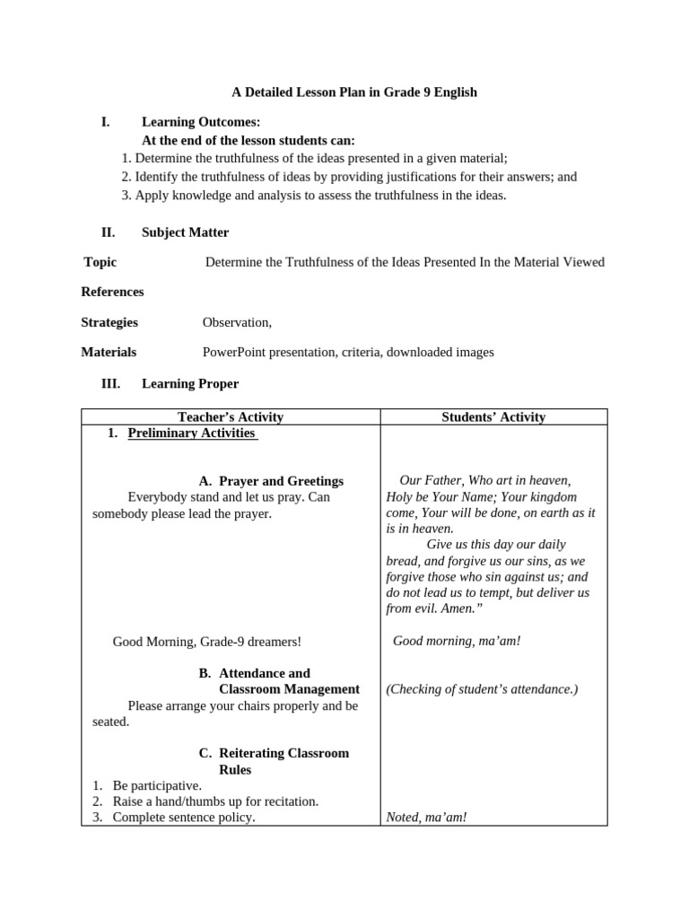Determine The Truthfulness LP Final | PDF