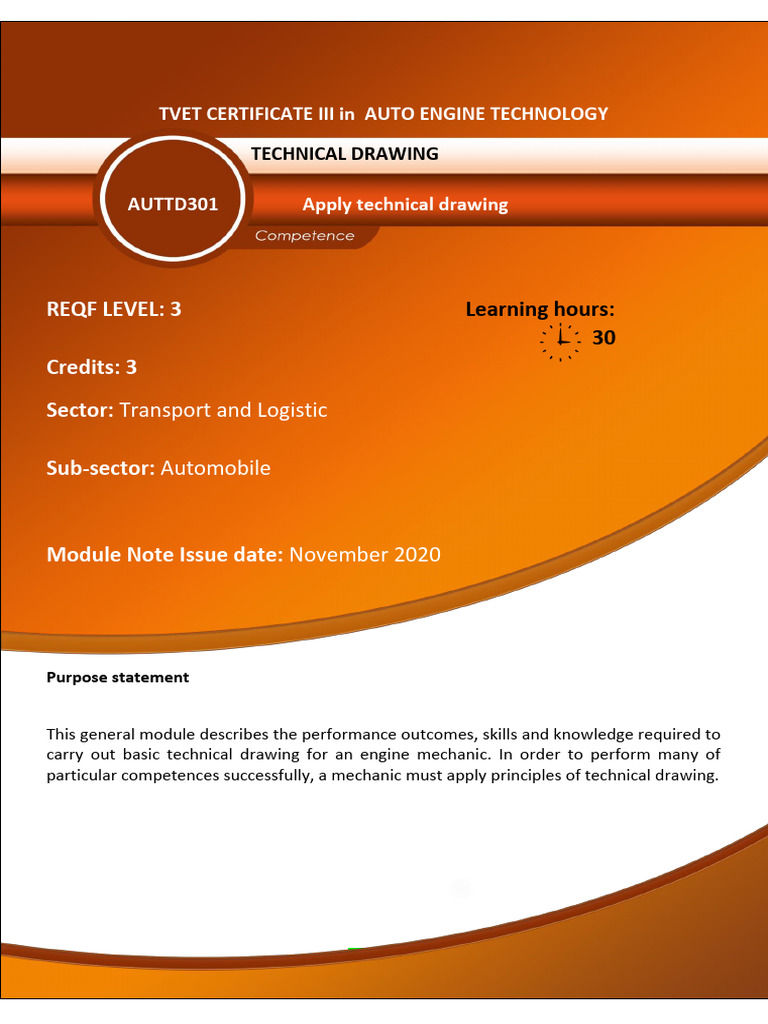 Technical Drawing for Auto Mechanics | PDF | Technical Drawing | Art