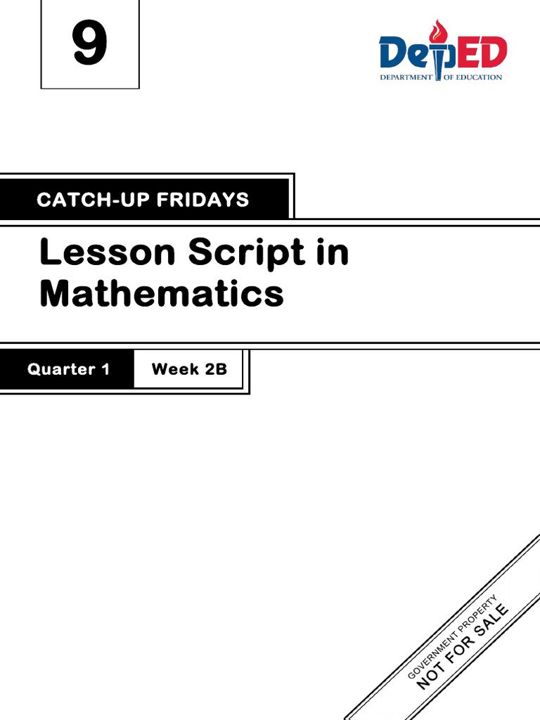 CO-2024-LS-Grade 9-CUF-Math-Q1-W2B-RH | PDF | Equations | Quadratic Equation