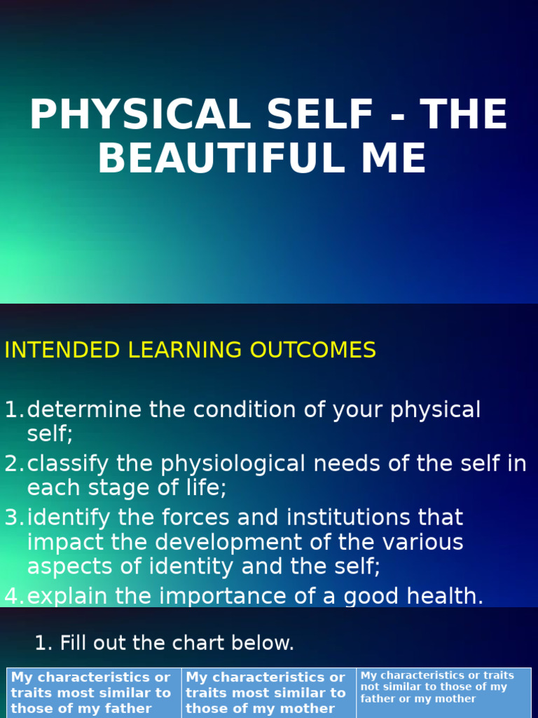Lesson2. Physical Self | PDF