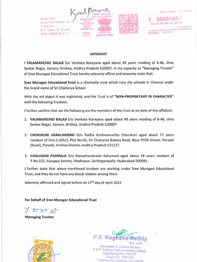 TRUST DEED - Affidavit - pdf2023-05-04 15 - 10 - 26 | PDF