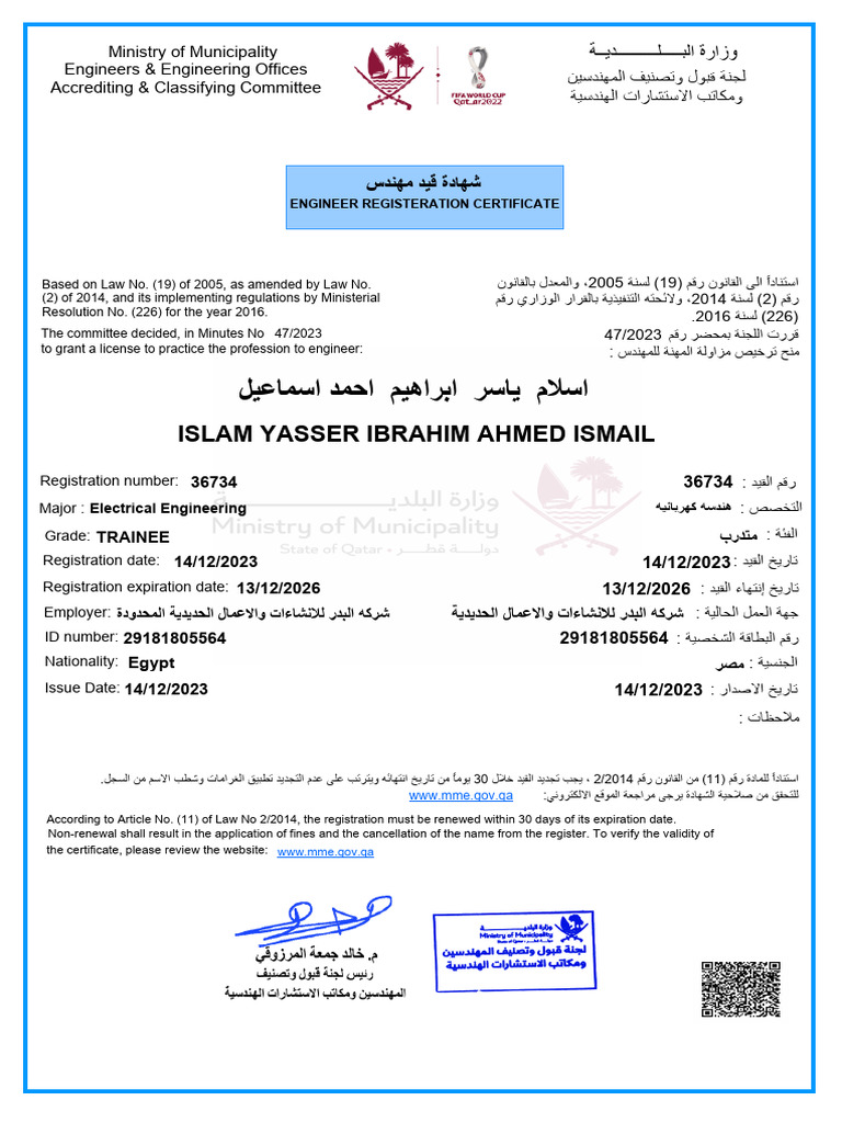 MMUP Certificate | PDF