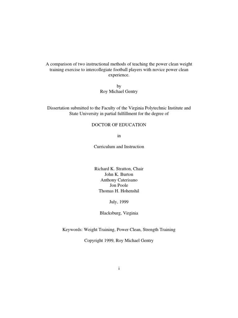 Teaching The Power Clean | PDF | Anatomical Terms Of Motion | Weight ...
