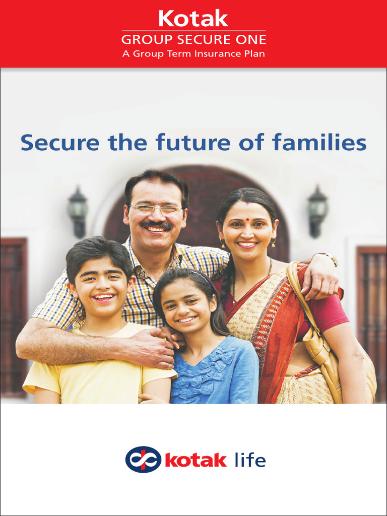Kotak Group Secure One Overview | PDF | Insurance | Business