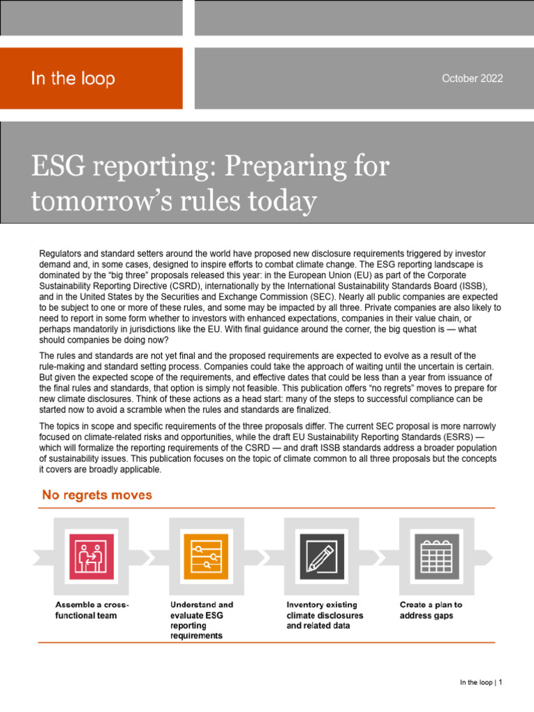 PWC Esg Complete Reporting | PDF