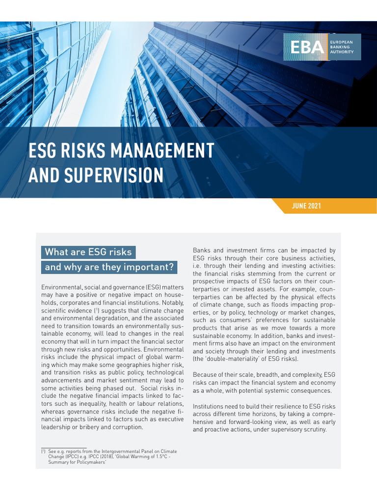 ESG Risk Factsheet | PDF