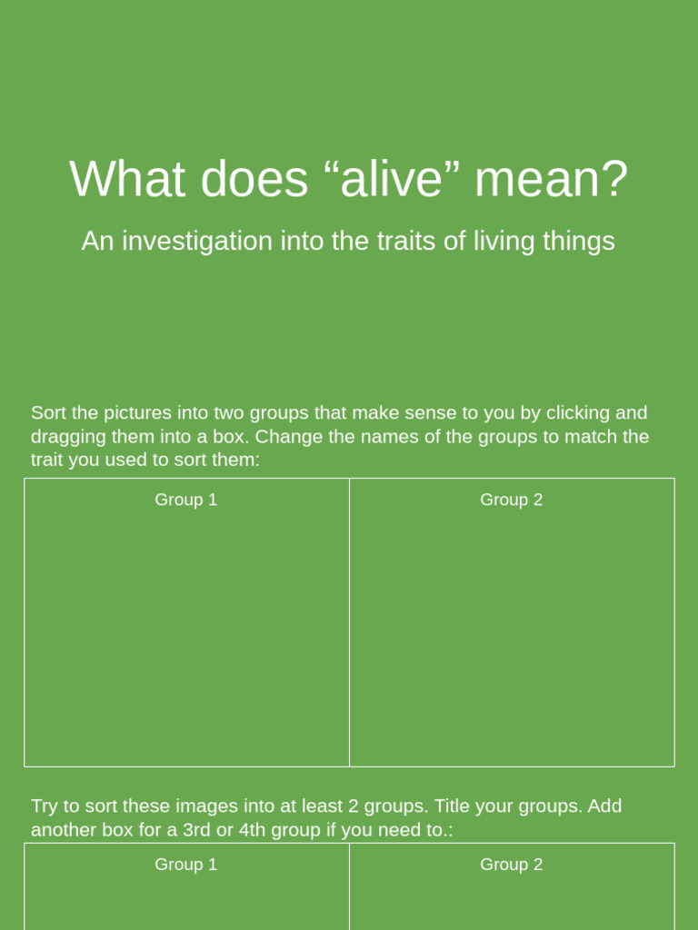 What Does - Alive - Mean | PDF