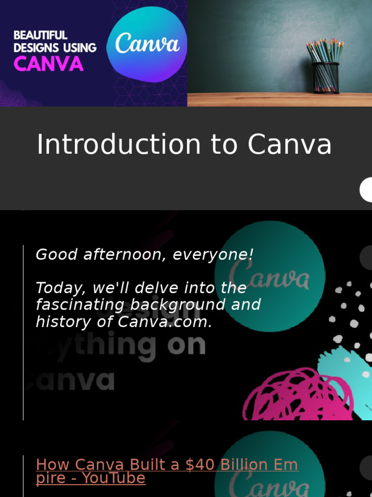 Canva History and Background | PDF