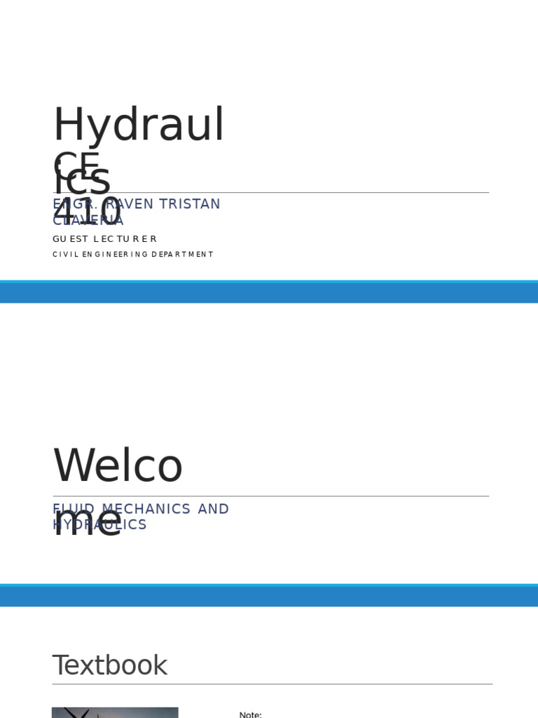 Lecture 01 - Introduction to Fluid Mechanics | PDF