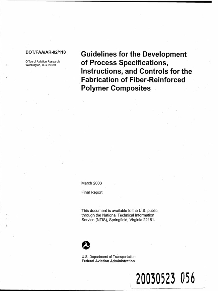 Guidelines For The Development of Process Specifications, Instructions ...