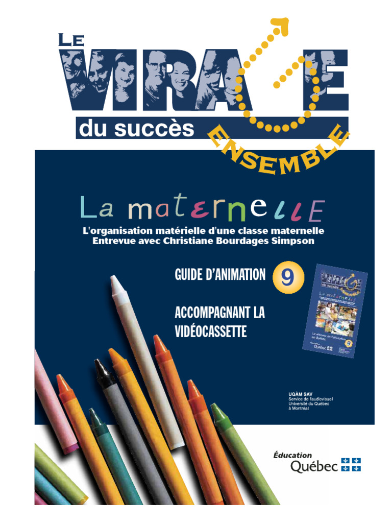 Guide Animation Organisation Materielle Classe Prescolaire | PDF