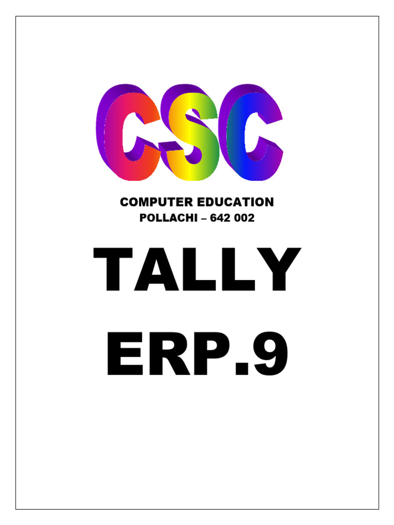 Tally Dca | PDF