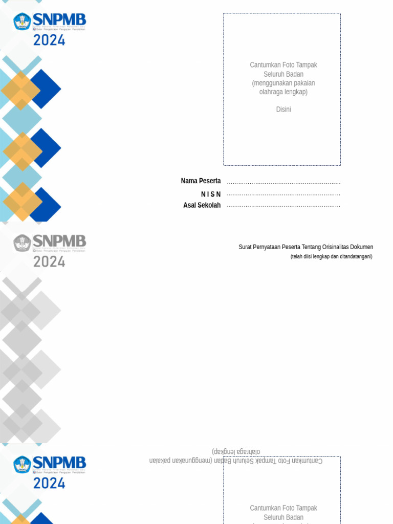 1 Final TEMPLATE PPT OLAHRAGA SNPMB 2024 | PDF