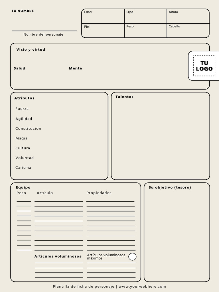 Ficha Kero Tales | PDF