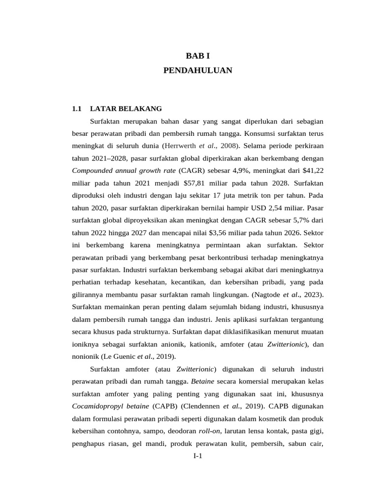 Cocamidopropyl Betaine Dari Asam Laurat | PDF