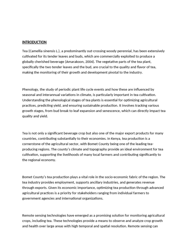 Introduction Problem Statement | PDF | Remote Sensing | Wellness