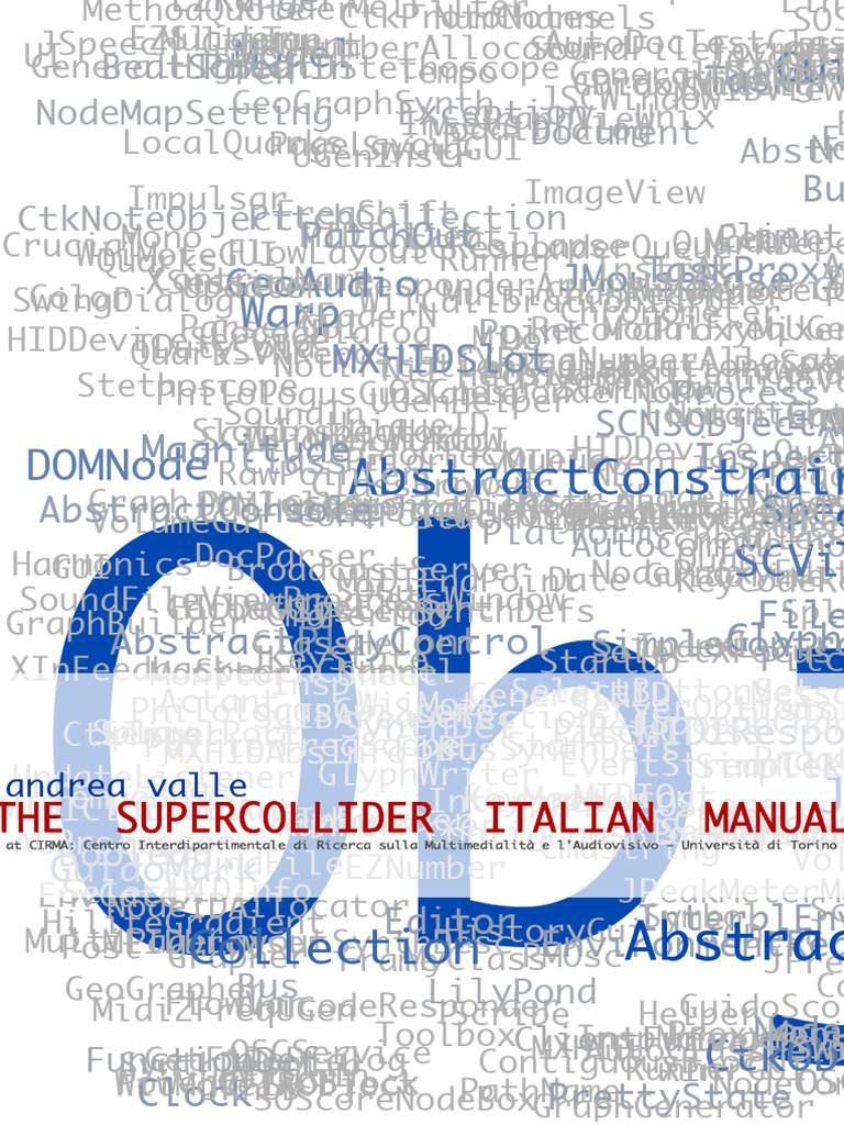 The SuperCollider Italian Manual at CIRM | PDF