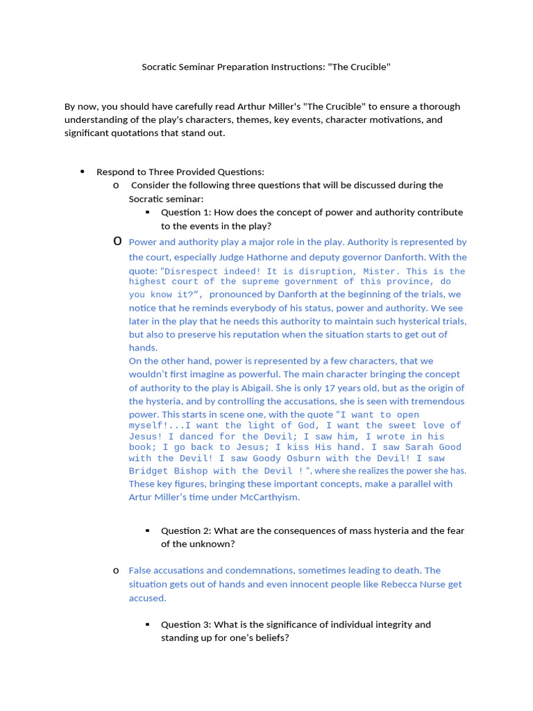 12 Socratic Crucible | PDF