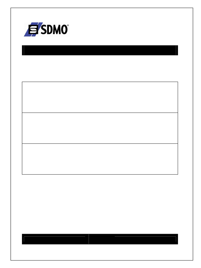 Sdmo Kerys Control Panel Manual PDF Free | PDF