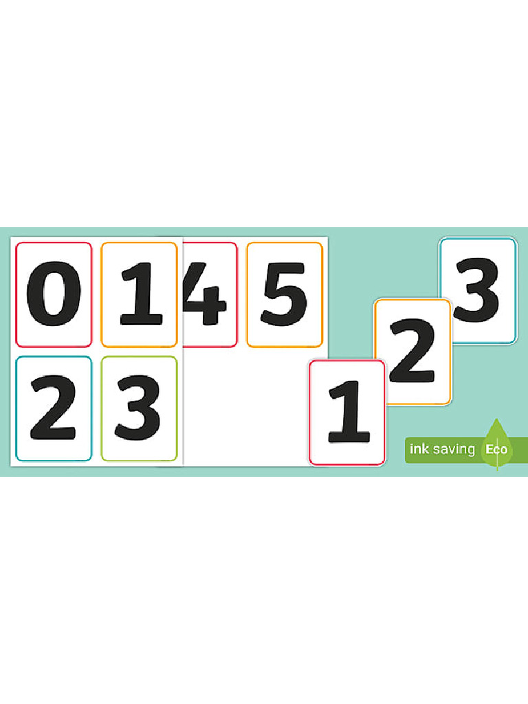 Number FlashCard | PDF