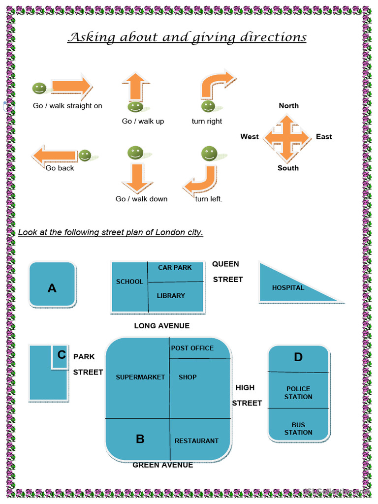 Asking About and Giving Directions | PDF
