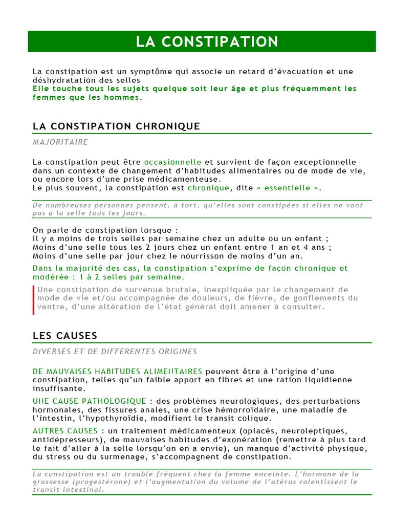 CONSTIPATION_2011 | PDF
