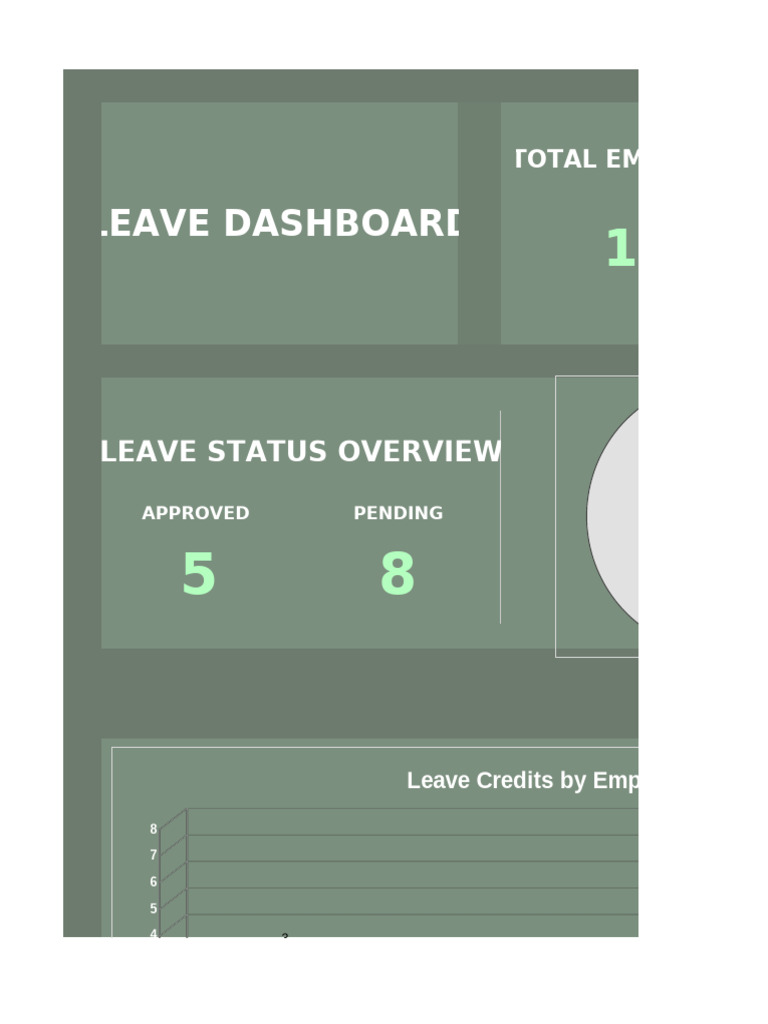 Leave Dashboard Template | PDF