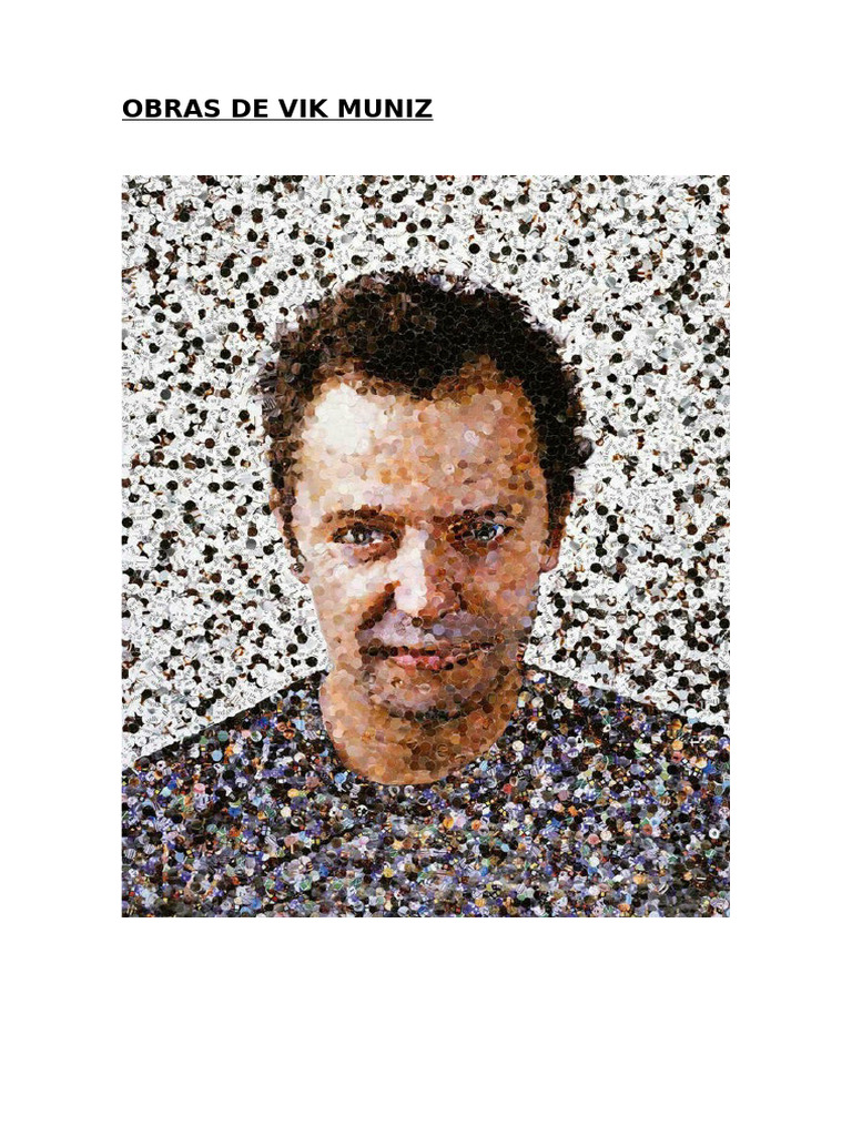 Obras de Vik Muniz - 7 Ano | PDF