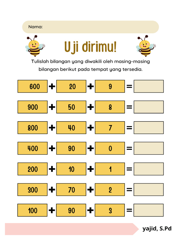 Lembar Kerja Matematika Pdf