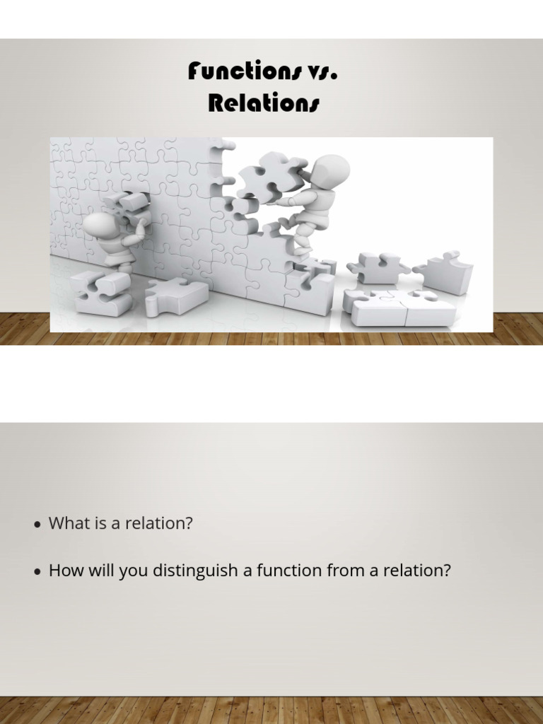 Function vs. Relation | PDF