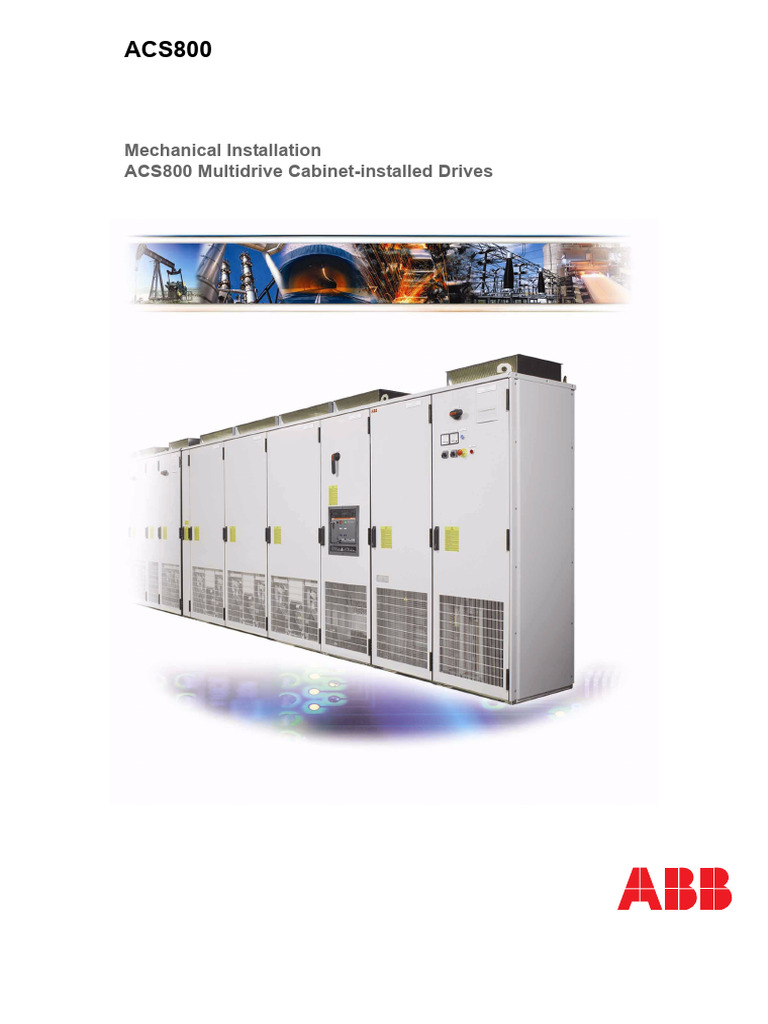 ACS800 Multidrive Cabinet-Installed Drives Mechanical Installation | PDF