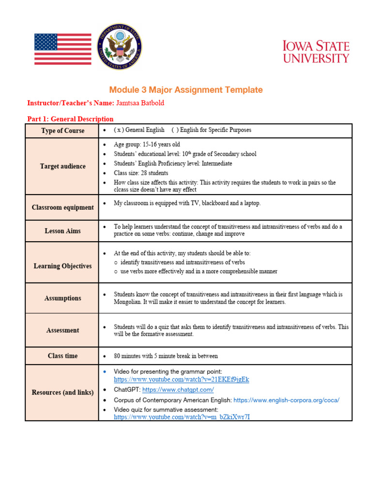 Module3 Major Assignment TJamtsaa.B | PDF