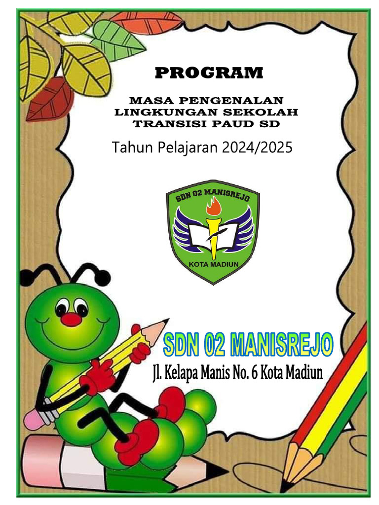 Program Kerja Mpls Transisi Paud SD - SDN 02 Manisrejo | PDF