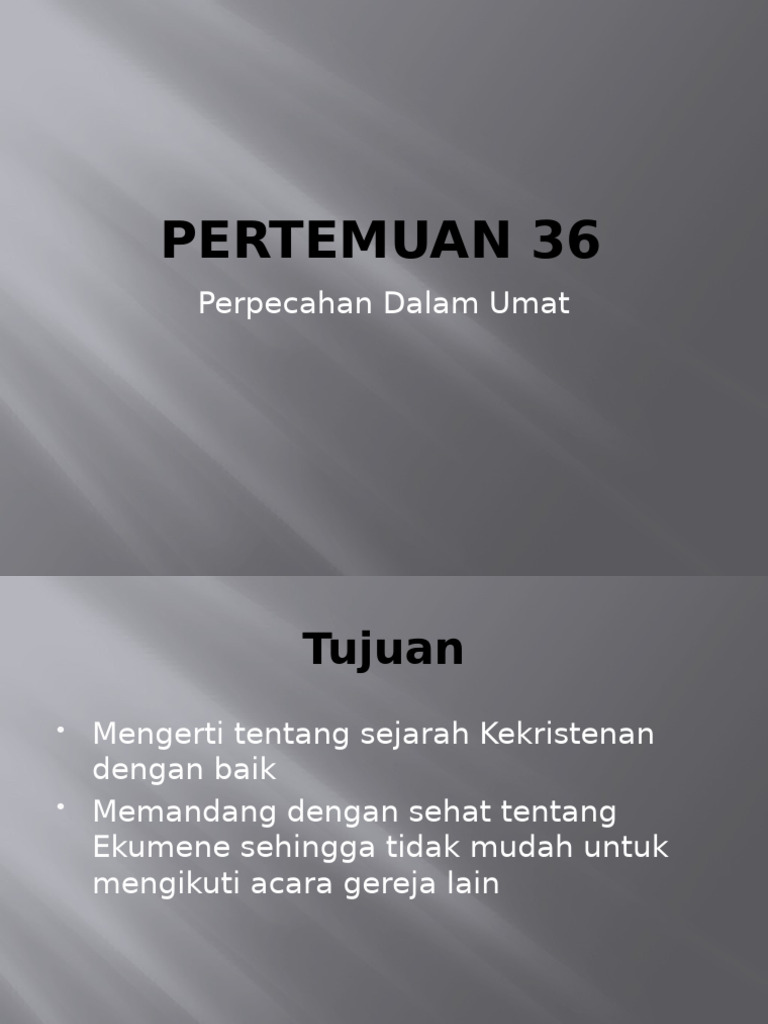 Perpecahan Umat | PDF