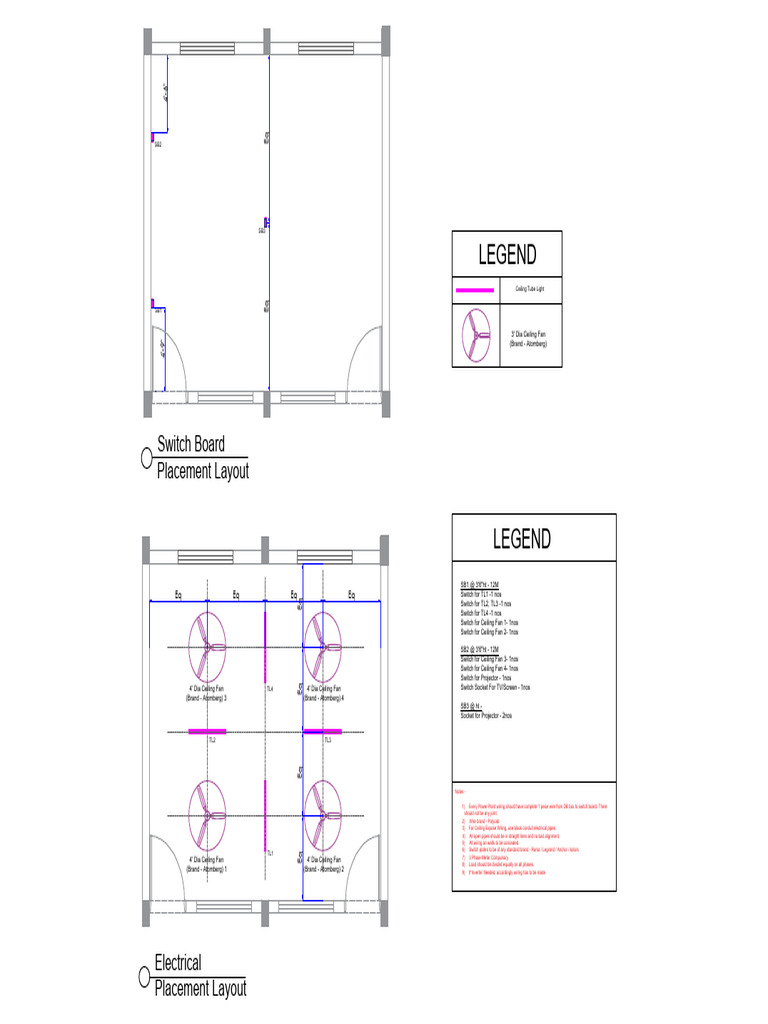 Class Room Electrical-Model | PDF