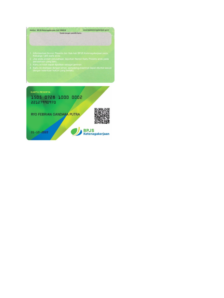 Belakang Bpjs Ketenagakerjaan | PDF