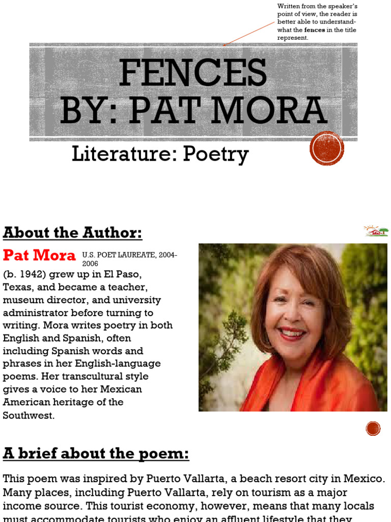 Fences by - Pat Mora | PDF