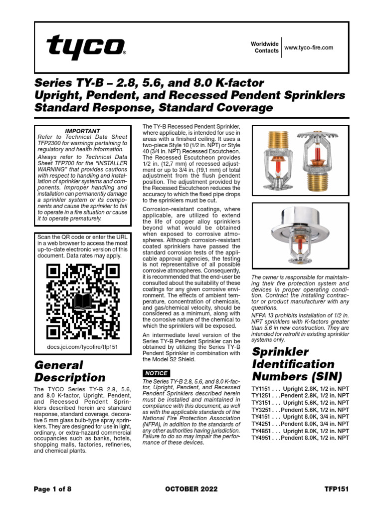Tyco Ty4251 TFP151 - 10 - 2022 | PDF