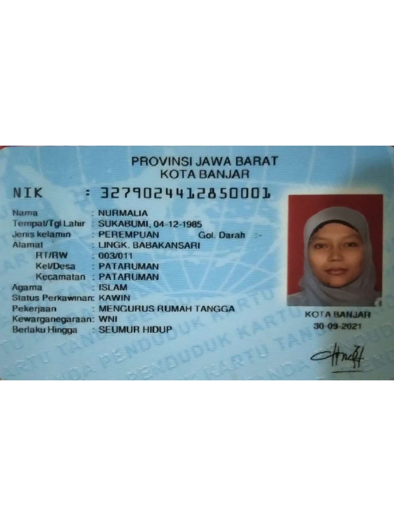 KTP-HERI Istri | PDF