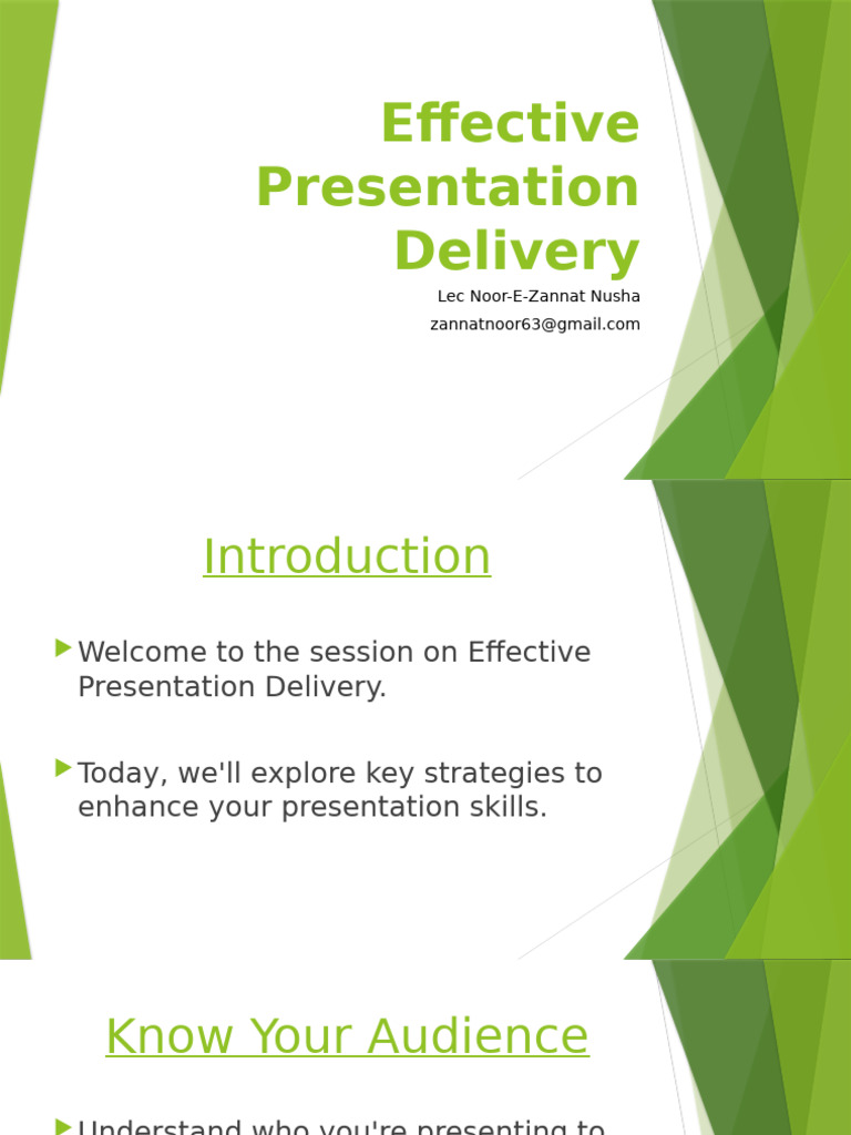 Presentation Skills for Professionals | PDF | Human Communication ...