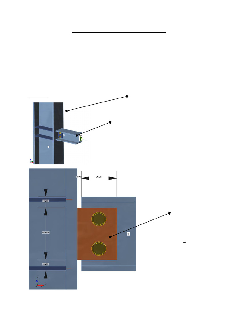 AISC Verification Example-Single Plate Shear | PDF | Screw | Welding