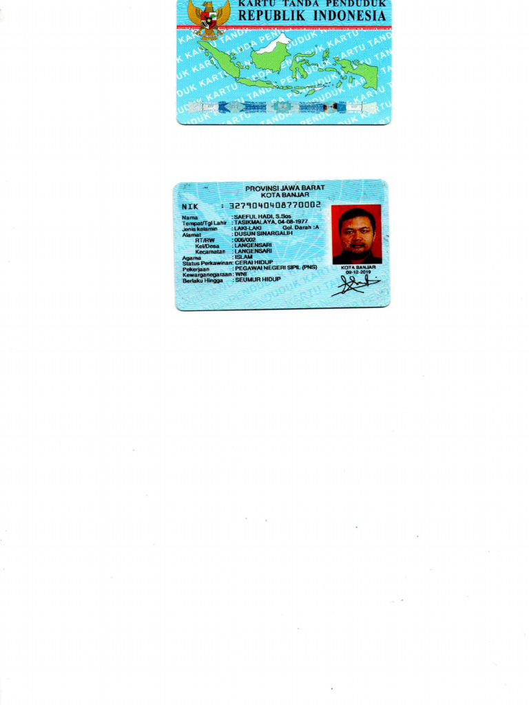 KTP Saeful Hadi | PDF