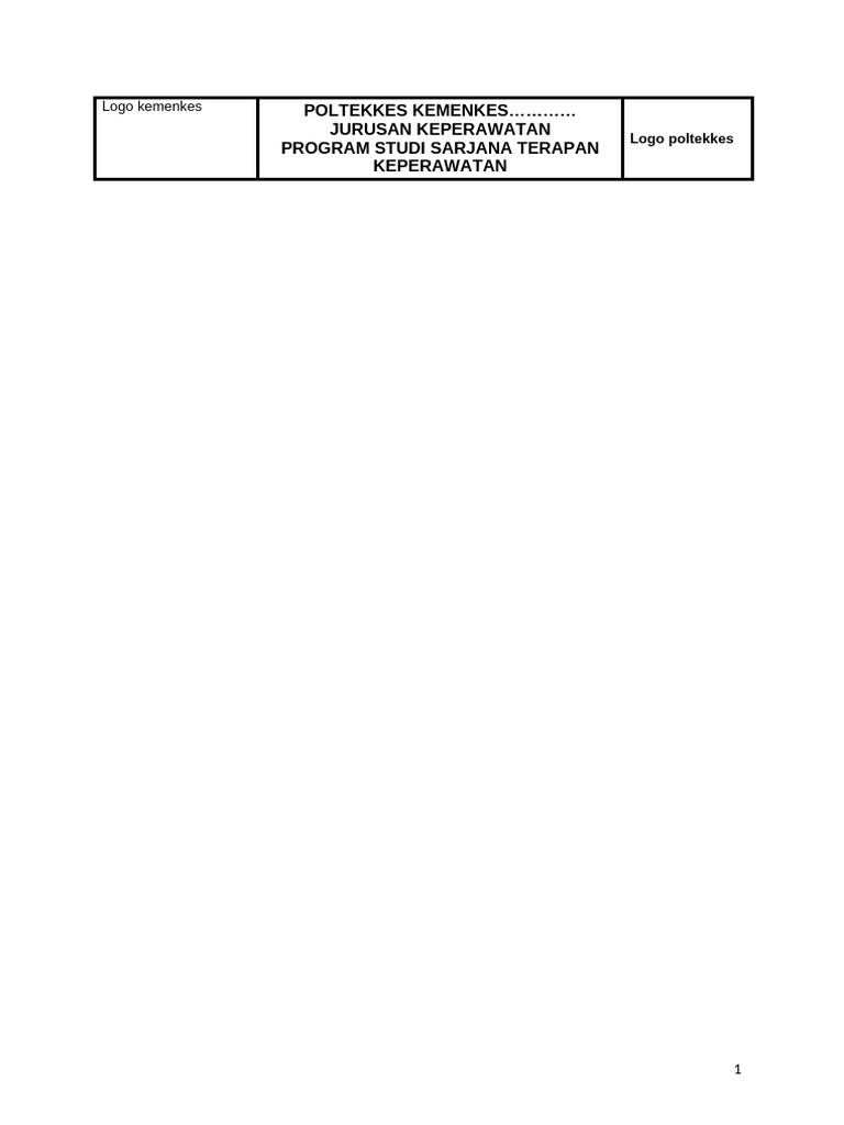 Format RPS Pkk Jiwa_Poltekkes Pontianak REVISI | PDF